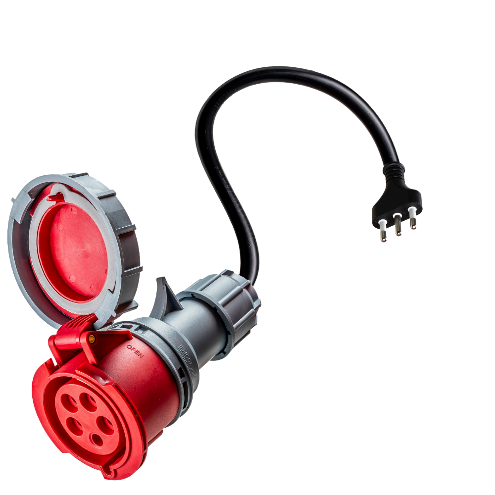 16A 5-pole to 32A 5-pole commando adapter | Voldt® – VOLDT