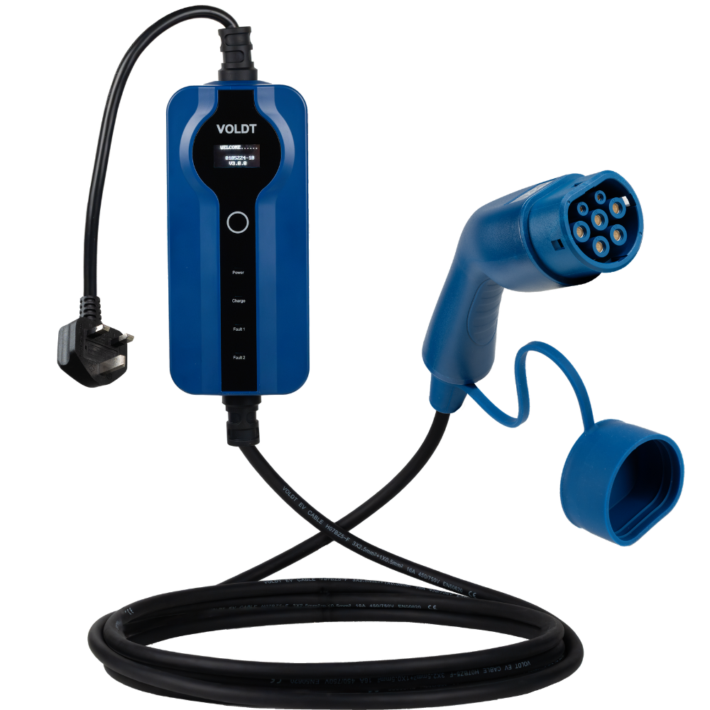 Voldt® 3 Pin EV granny charger | Adjustable 8A - 13A | 2,8kW charging ...