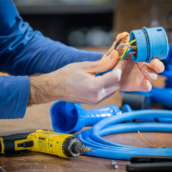 Voldt® Type 2 - 16A red commando socket| 3 phase | Adjustable 8A - 16A ...