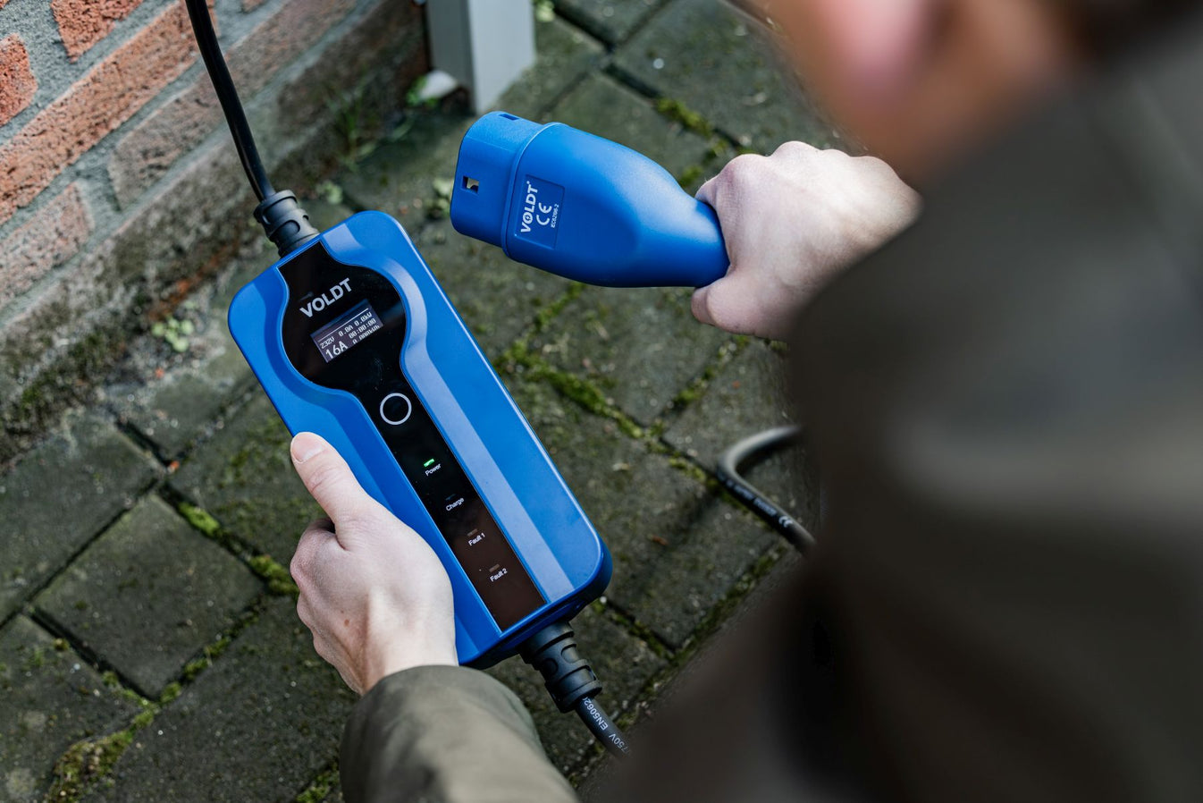 Voldt® Type 2 - 16A blue commando socket | 1 phase | Adjustable 8A ...